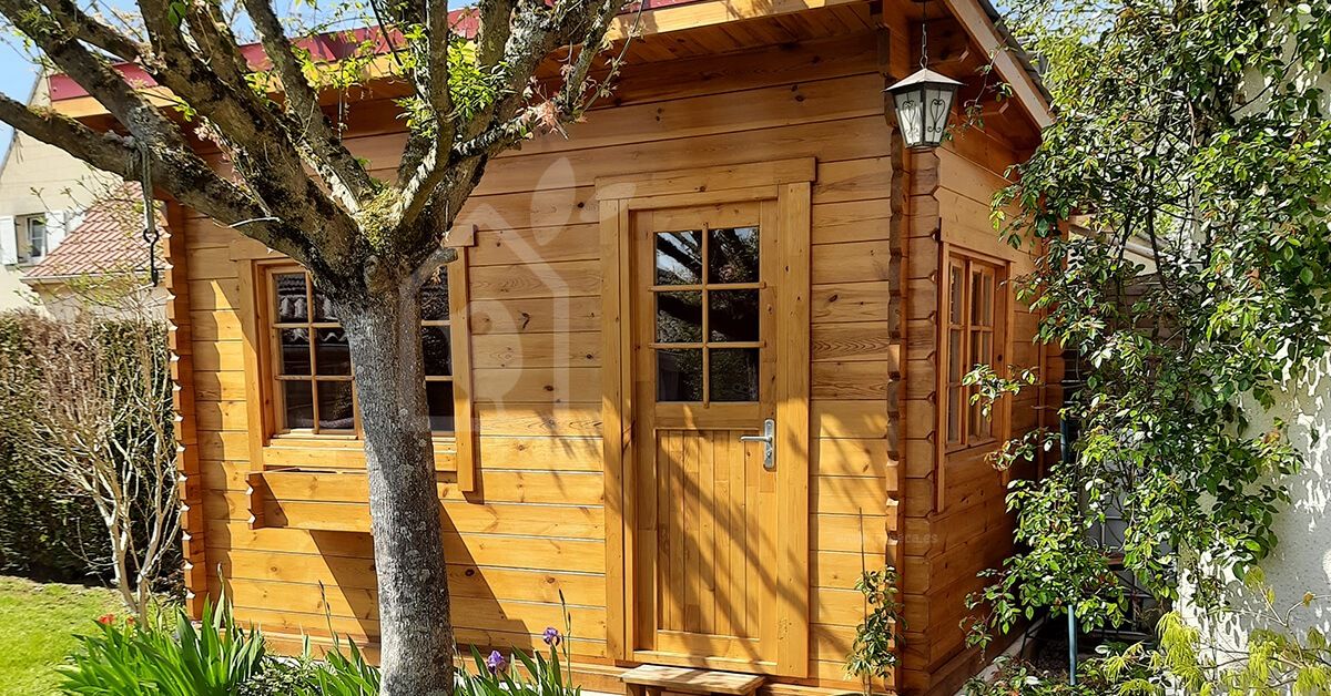 Caseta de jardín de madera DREUX (44 mm), 4x3 m, 12 m²